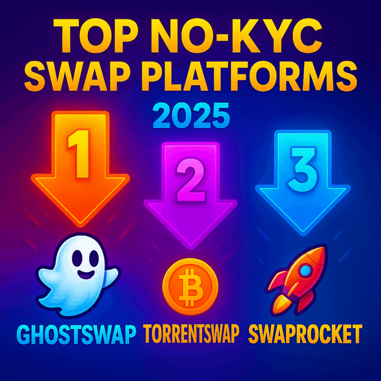 Swap Crypto Without KYC: GhostSwap Tops 2025’s Private-Swap Platforms - GhostSwap