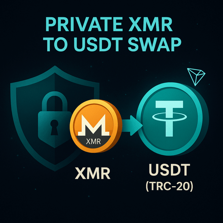 How to Swap XMR to USD (TRC-20) Privately—No KYC Required - GhostSwap